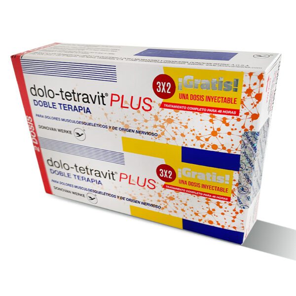 DOLO TETRAVIT DT 2 DOSIS SOLUCION INYECTABLE (+1 SOLUCION INYECTABLE ...