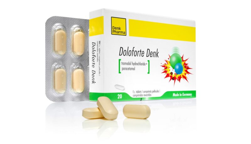DOLOFORTE DENK 37.5MG/325MG 20 COMPRIMIDO - Distribuidor de DENK PHARMA