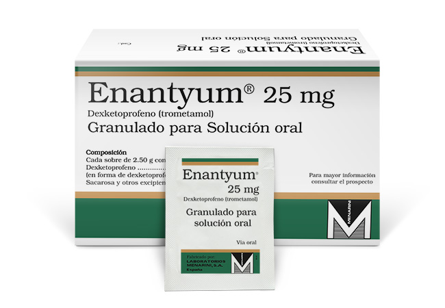 ENANTYUM 25MG 2 SOBRE POLVO - Distribuidor de MENARINI