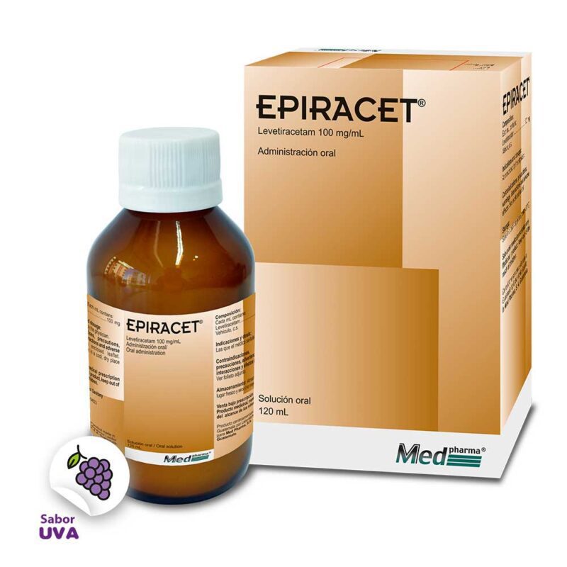 EPIRACET 100MG/ML 120ML SOLUCION ORAL - Distribuidor de Med Pharma
