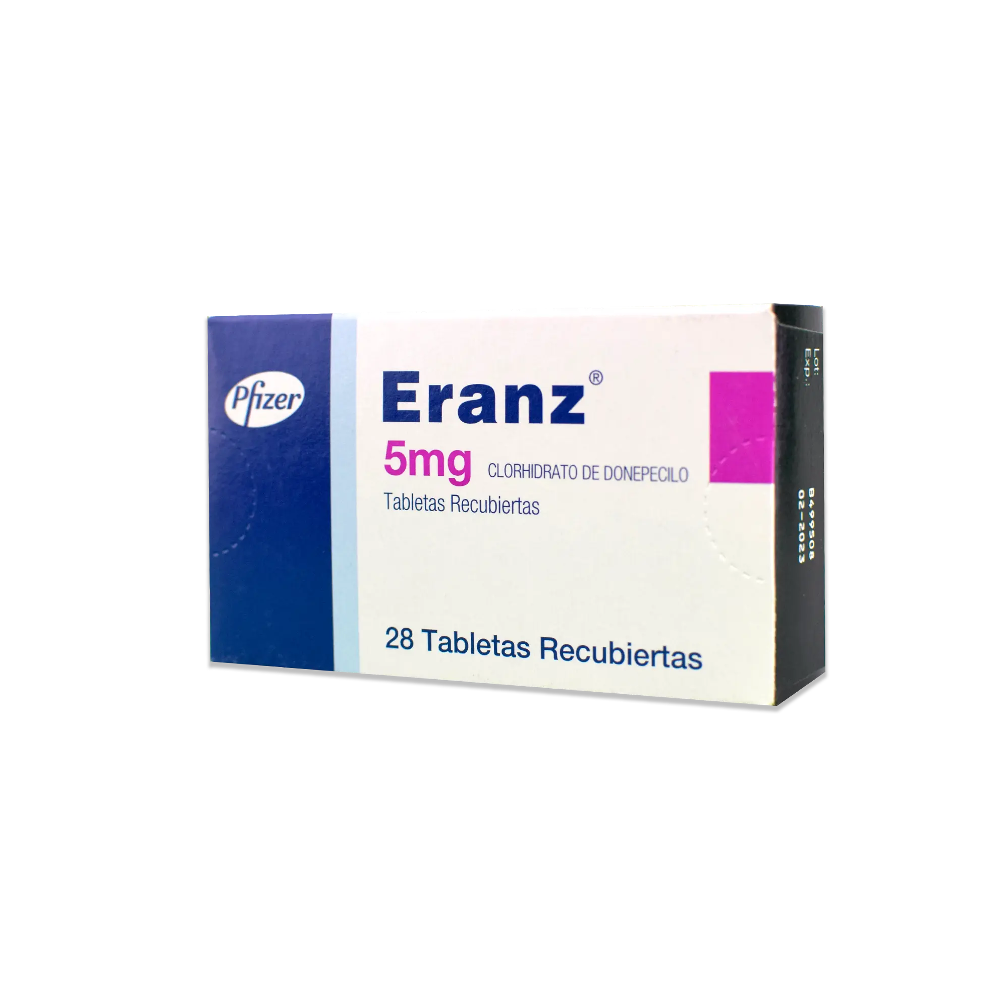 ERANZ 5MG 28 TABLETA - Distribuidor de PFIZER BIOFARMA