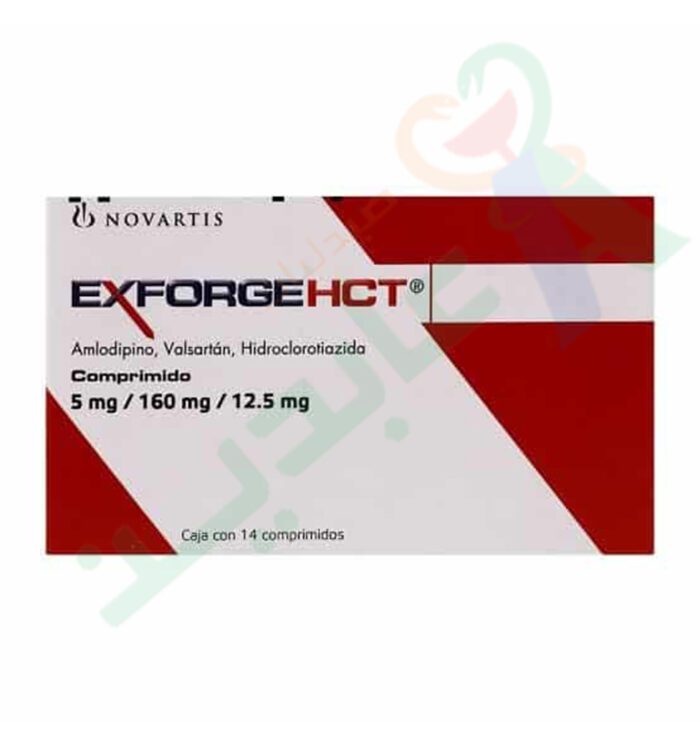 EXFORGE HCT 5MG/160MG/25MG 14 COMPRIMIDO – Medikamentos.com