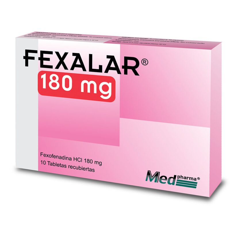 FEXALAR 180MG 10 TABLETA - Distribuidor de Med Pharma