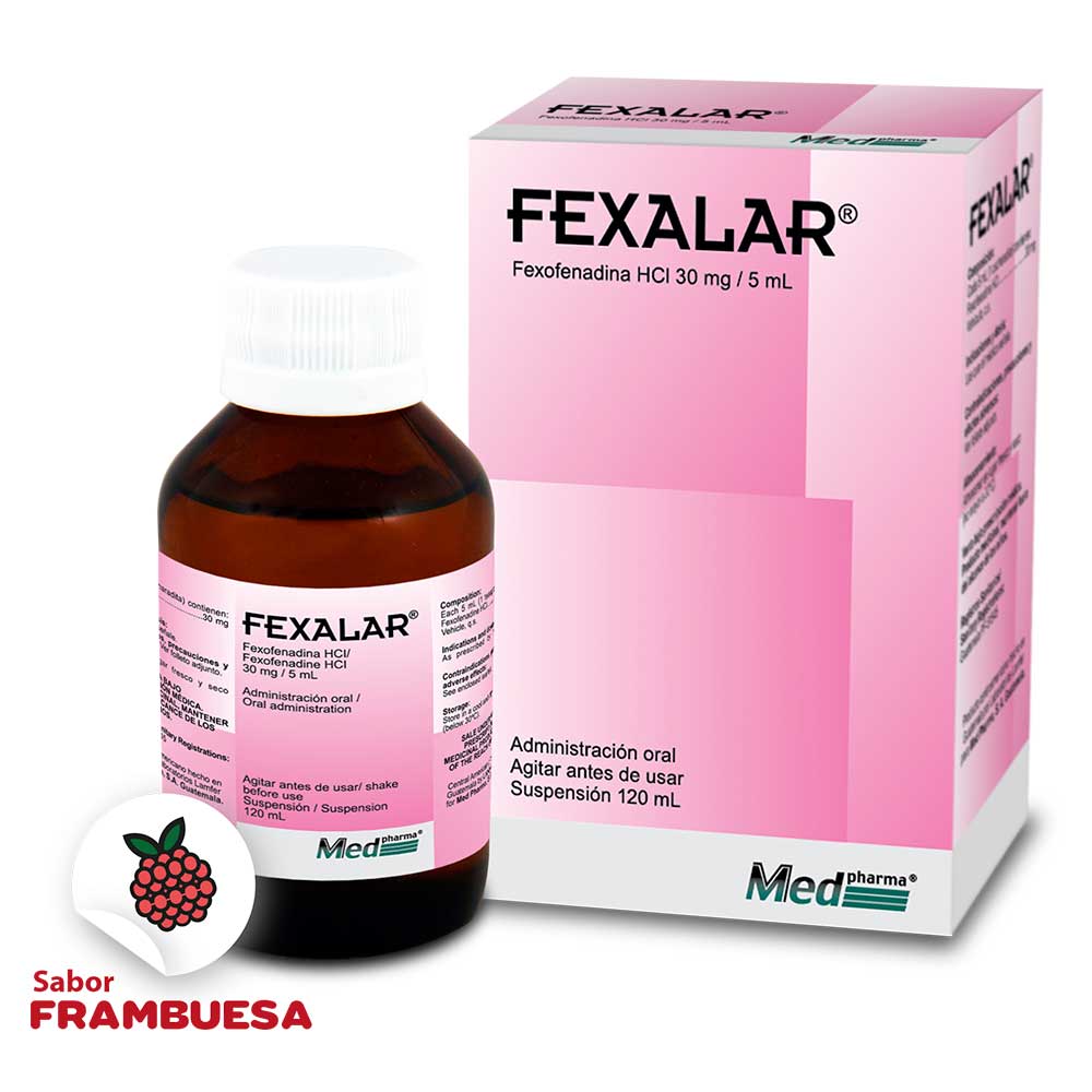 FEXALAR 30MG/5ML 120ML SUSPENSION - Distribuidor de Med Pharma
