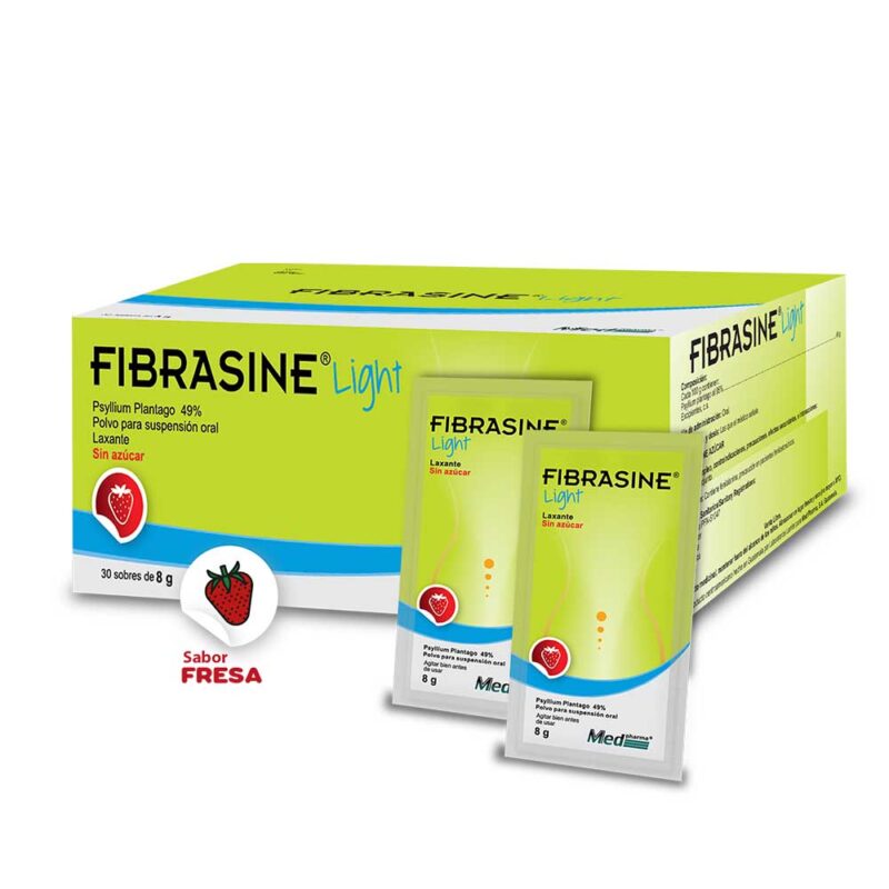 FIBRASINE LIGHT 30 SOBRE POLVO 8G - Distribuidor de Med Pharma