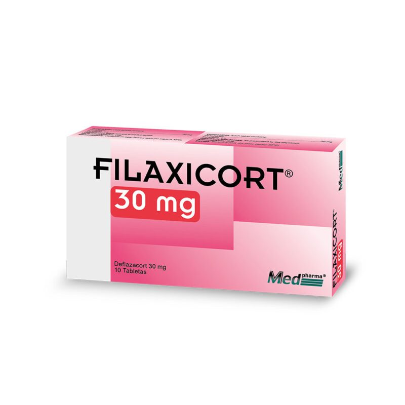 FILAXICORT 30MG 10 TABLETA - Distribuidor de Med Pharma