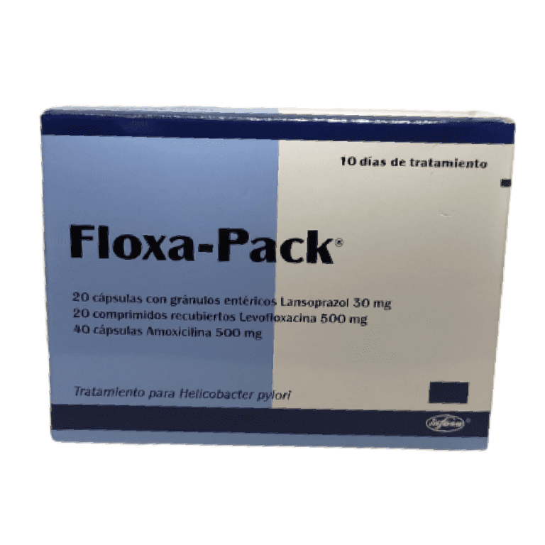 FLOXA-PACK ES 500MG/40MG/500MG 80 CAPSULA (10 DIAS DE TRATAMIENTO ...