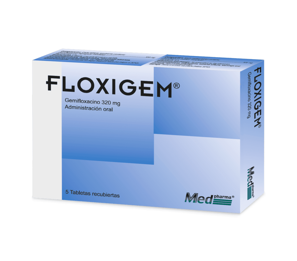FLOXIGEM 320MG 5 TABLETA RECUBIERTA - Distribuidor de Med Pharma