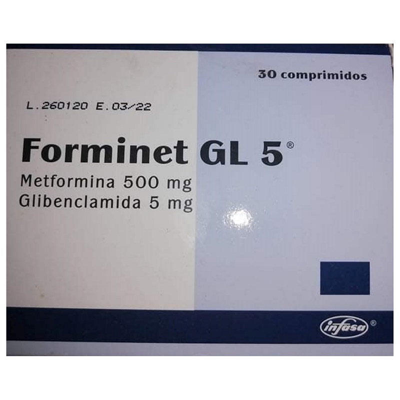 FORMINET GL 5 500MG/5MG 30 COMPRIMIDO – Medikamentos.com