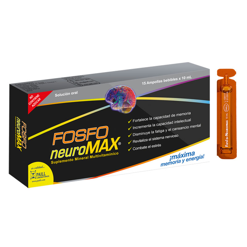 FOSFO-NEUROMAX 15 AMPOLLA BEB 10ML - Distribuidor de GRUPO PAILL