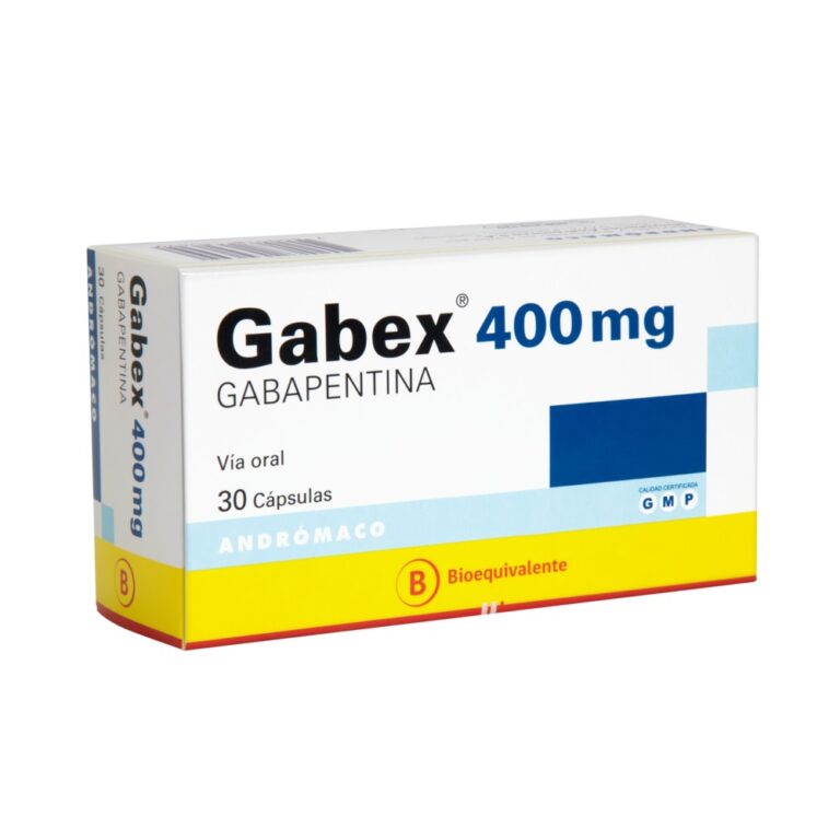 GABEX 400MG 30 CAPSULA - Med Pharma