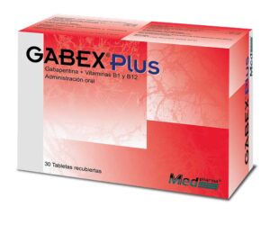 GABEX PLUS 300MG/100MG 30 CAPSULA - Distribuidor de Med Pharma