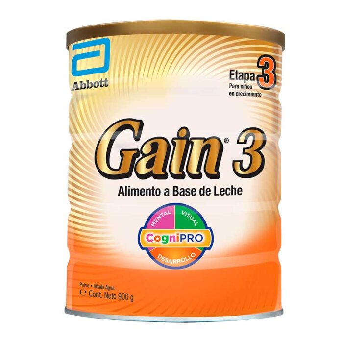 GAIN 3 400G POLVO Leche en Polvo para Bebés - Distribuidor de Abbott ...