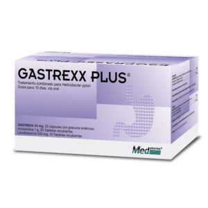 GASTREXX PLUS 40MG/1G/500MG 50 TABLETA (KIT 10 DIAS) - Distribuidor de ...