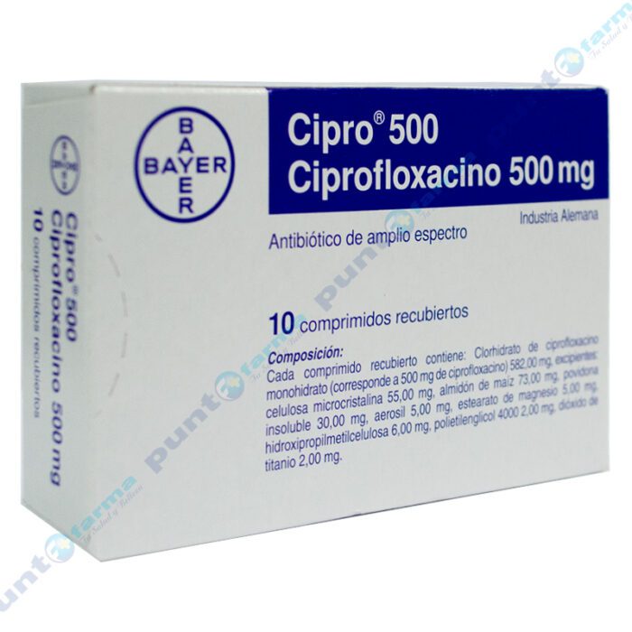 GRIFOCIPROX 500MG 10 COMPRIMIDO - LUVECK