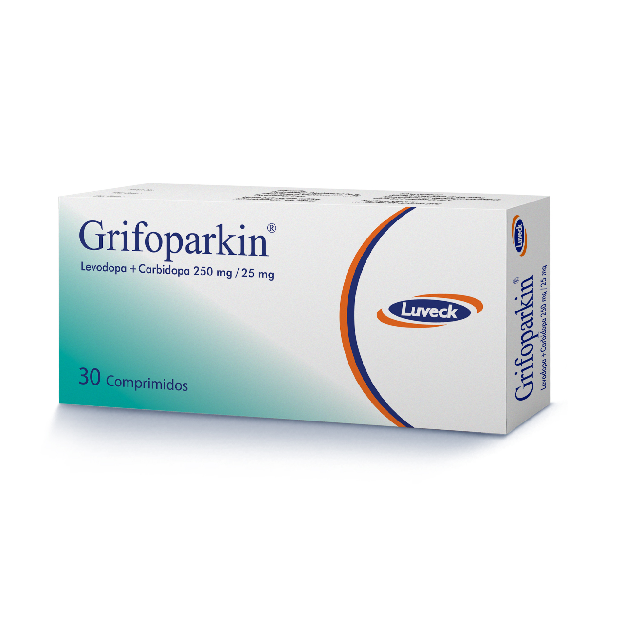 GRIFOPARKIN 250MG/25MG 30 COMPRIMIDO - Distribuidor de LUVECK