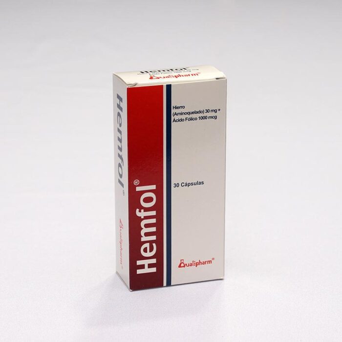 HEMFOL 30MG/1000MCG 30 TABLETA – Medikamentos.com