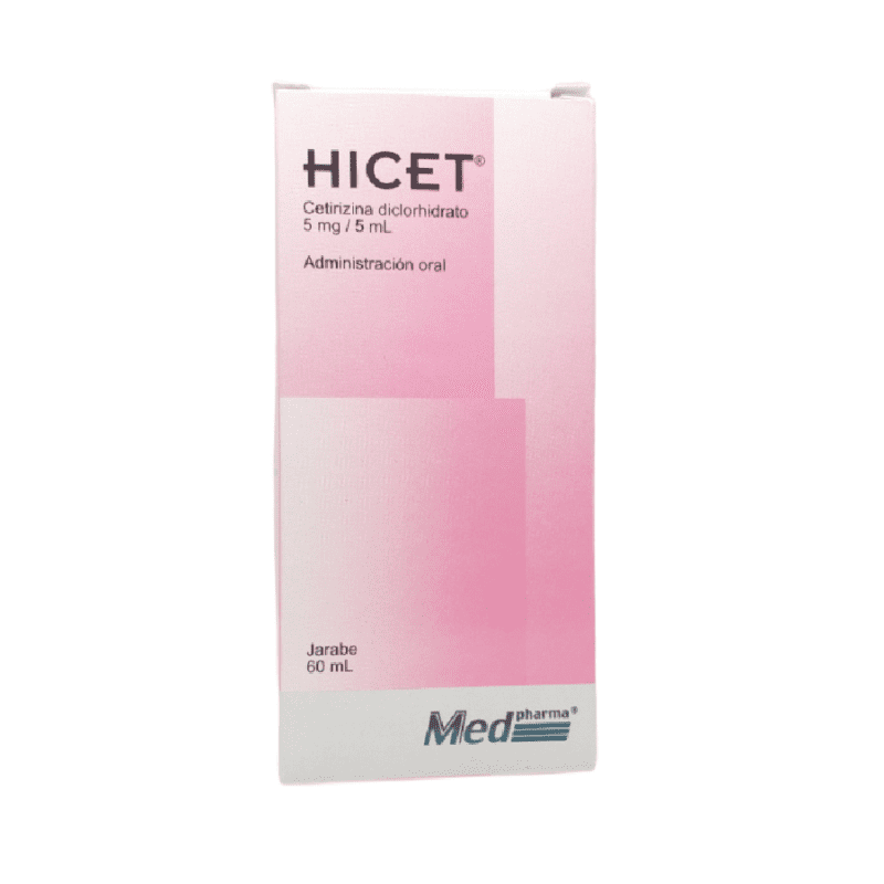 HICET 5MG/5ML 60ML JARABE - Distribuidor de Med Pharma