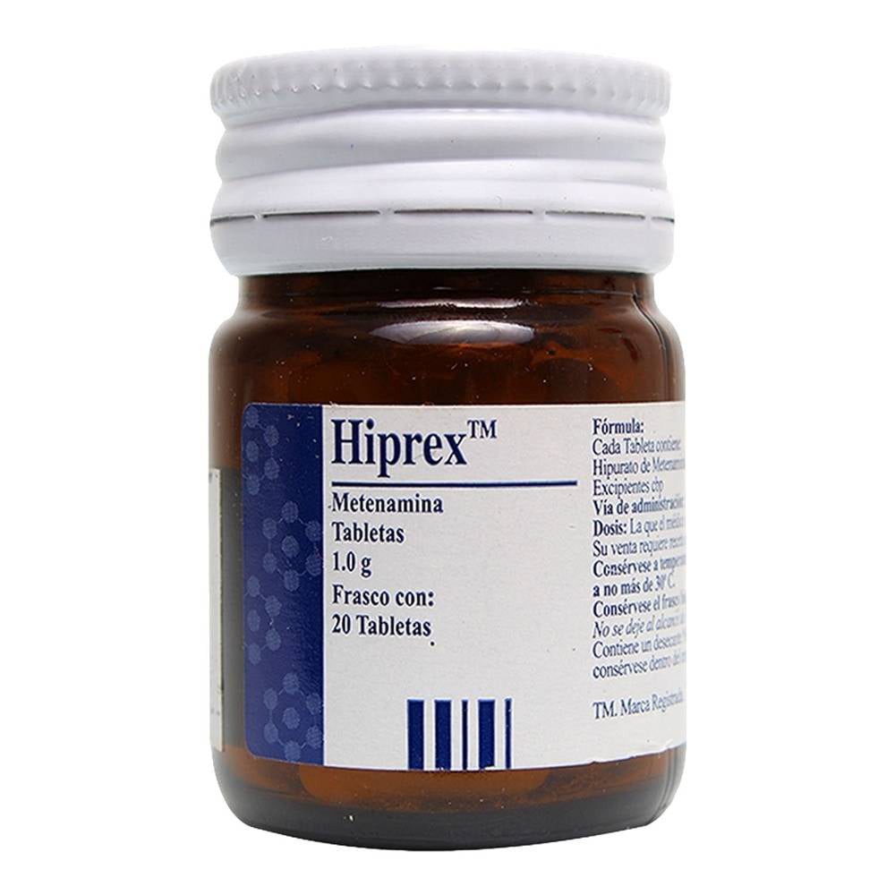 HIPREX 1G 20 TABLETA FRASCO - Distribuidor de MORE PHARMA SANFER