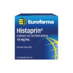 HISTAPRIN 10MG/ML 25 SOLUCION INYECTABLE - Distribuidor de EUROFARMA ...