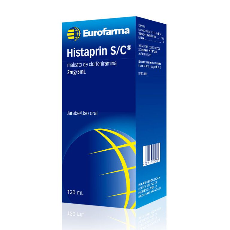 HISTAPRIN SC 2MG/5ML 120ML JARABE - Distribuidor de Eurofarma maduros