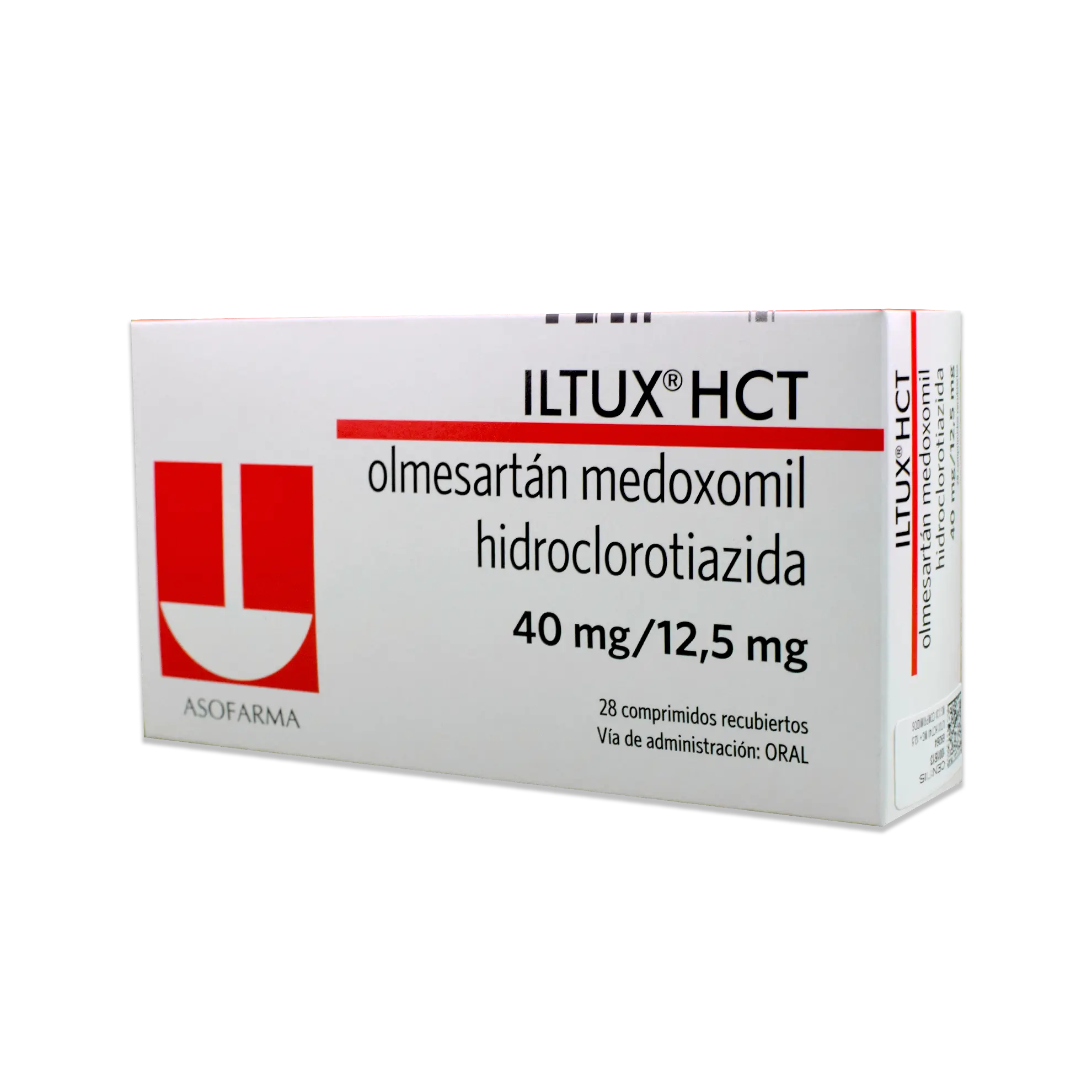 ILTUX HCT 40MG/12.5MG 28 COMPRIMIDO - Distribuidor de ASOFARMA