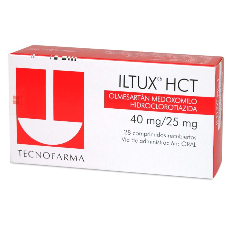 ILTUX HCT 40MG/25MG 28 COMPRIMIDO - Distribuidor de ASOFARMA