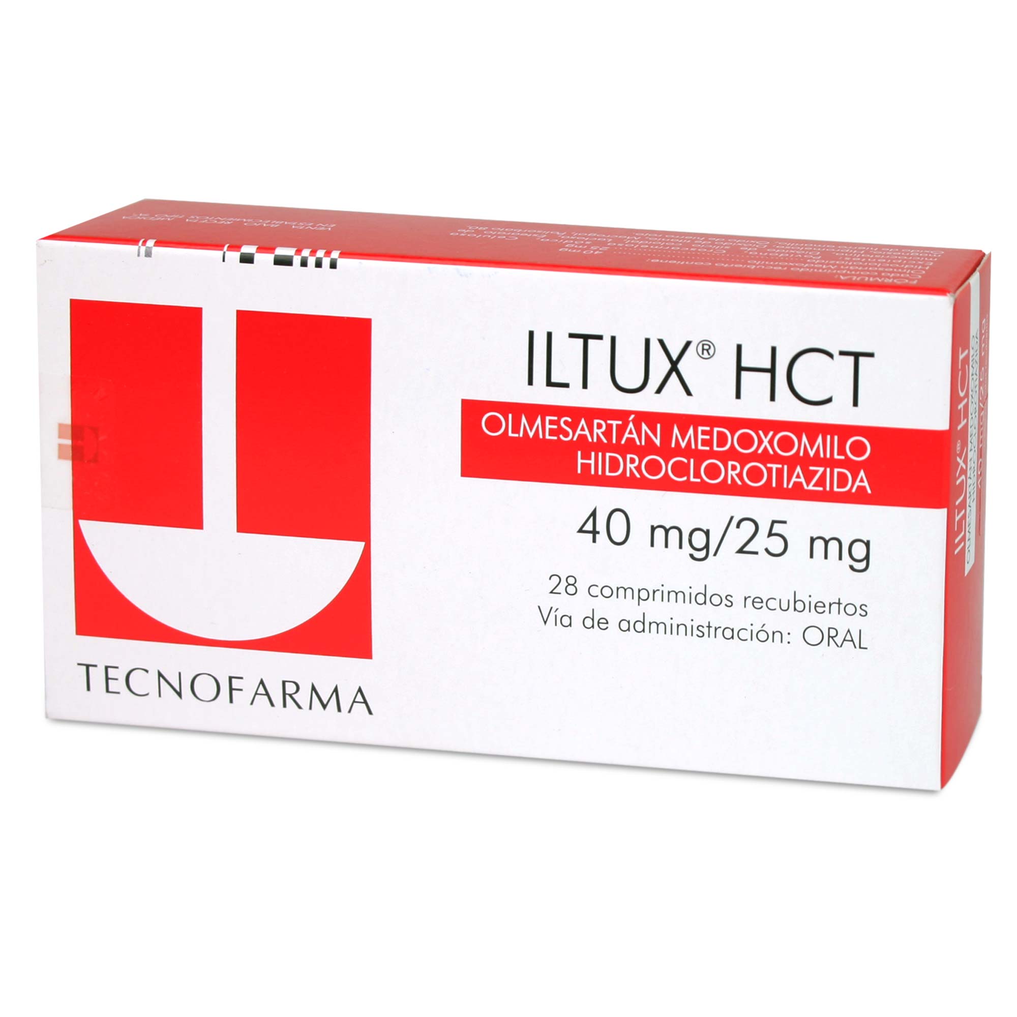 ILTUX HCT 40MG/25MG 28 COMPRIMIDO - Distribuidor de ASOFARMA