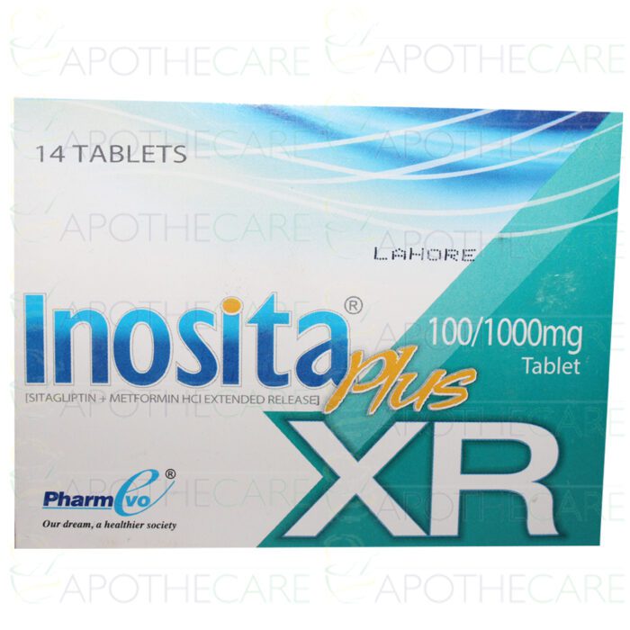 INOSITA PLUS XR 100MG/1000MG 28 COMPRIMIDO – Medikamentos.com