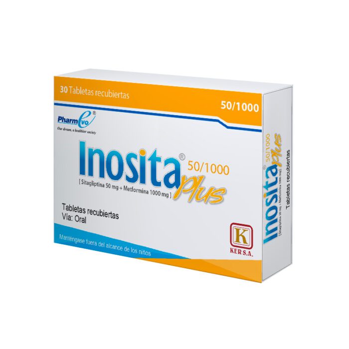 INOSITA PLUS XR 50MG/1000MG 28 COMPRIMIDO – Medikamentos.com