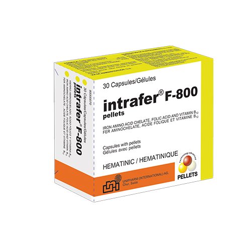 INTRAFER F-800 30/800MCG/8MCG 30 CAPSULA – Medikamentos.com