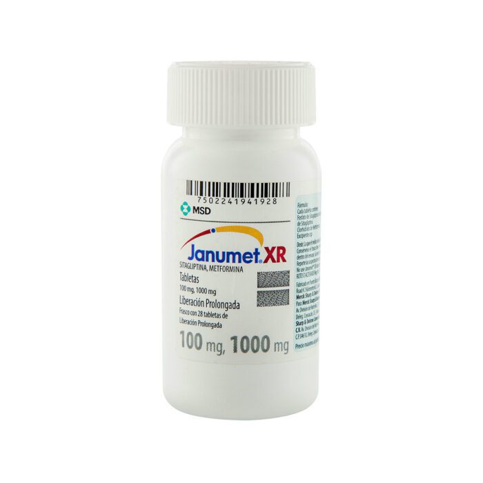 JANUMET XR 100MG/1000MG 28 COMPRIMIDO - MSD (Cohen)