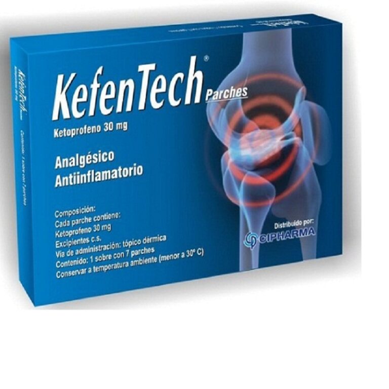 KEFENTECH TRANSDERMICO 30MG 4 PARCHE - NOVEMED - EXELTIS