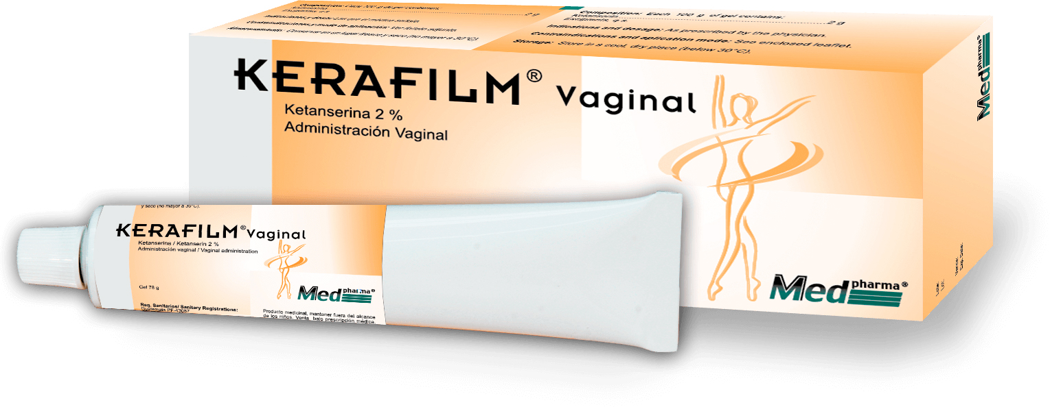 KERAFILM 2% 78G GEL VAGINAL - Distribuidor de Med Pharma