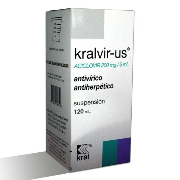 KRALVIR-US 200MG/5ML 120ML SUSPENSION - Distribuidor de DONOVAN