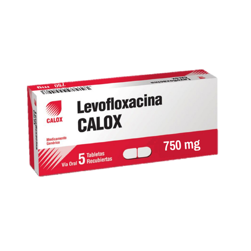 LEVOFLOXACINO CALOX 750MG 5 TABLETA - CALOX DE GUATEMALA