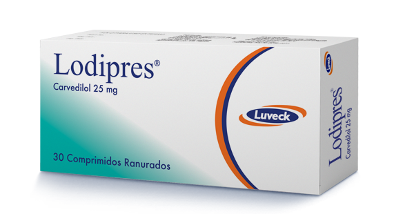 LODIPRES 25MG 30 COMPRIMIDO - Distribuidor de LUVECK