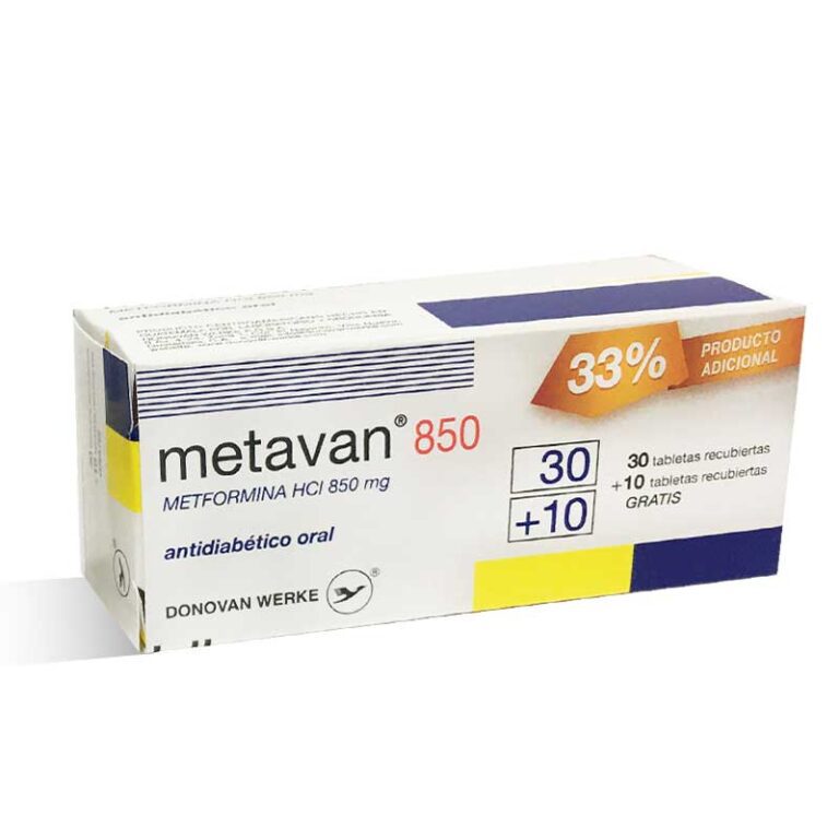METAVAN 850MG 30 TABLETA (+10 TABLETA) - Distribuidor de DONOVAN