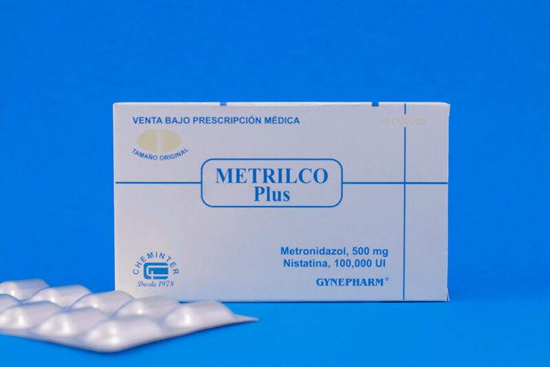METRILCO PLUS 500MG/100000UI 10 OVULO - Distribuidor de CHEMILCO