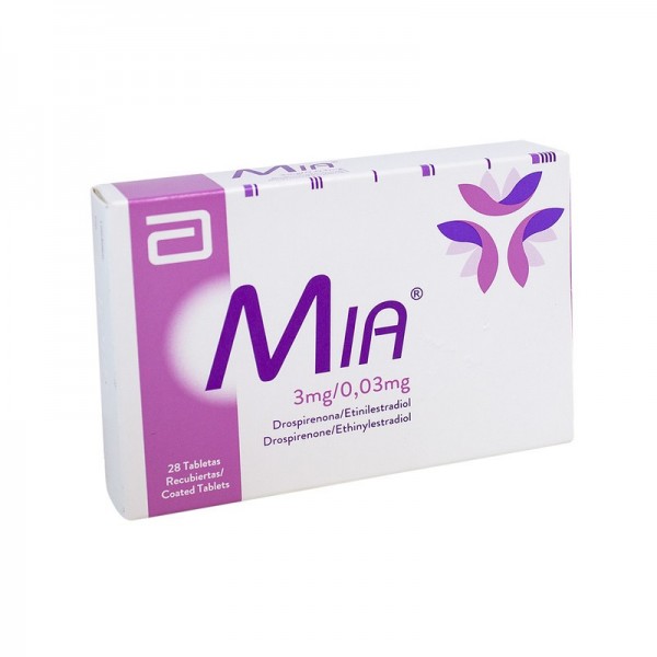 MIA 3MG/0.03MG 28 TABLETA RECUBIERTA - Distribuidor de Abbott