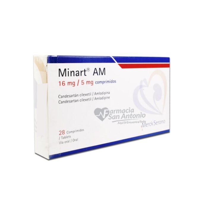MINART AM 16MG/5MG 28 COMPRIMIDO – Medikamentos.com
