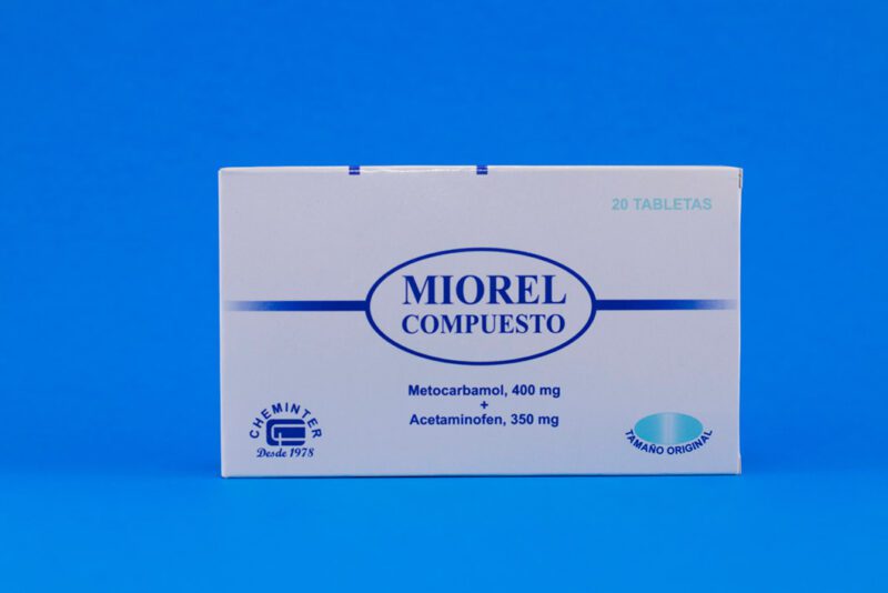 MIOREL COMPUESTO 400MG/350MG 100 TABLETA (DISP) - Distribuidor de CHEMILCO