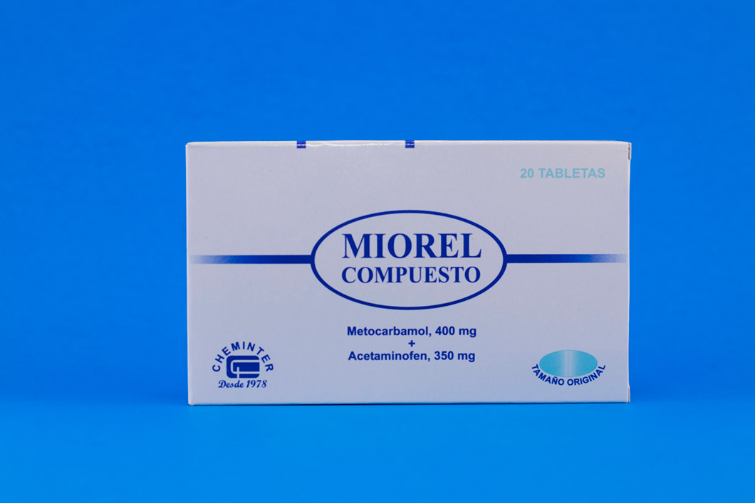 MIOREL COMPUESTO 400MG/350MG 20 TABLETA - Distribuidor de CHEMILCO