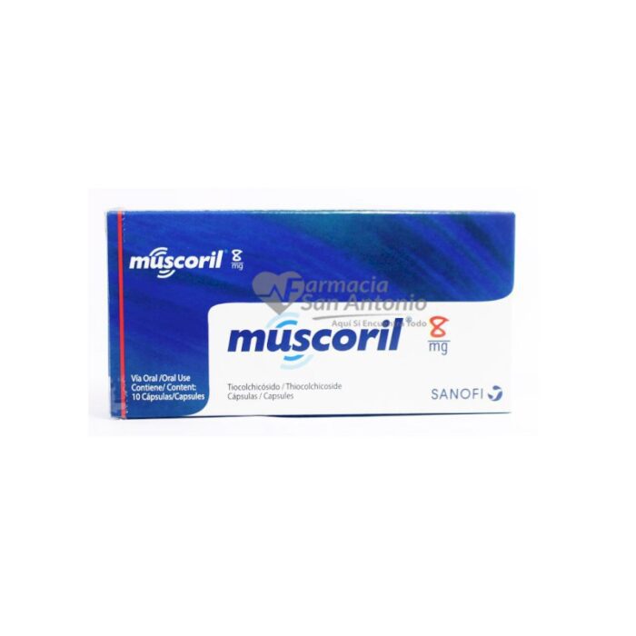 MUSCORIL 8MG 10 TABLETA - Distribuidor de SANOFI - ETICO
