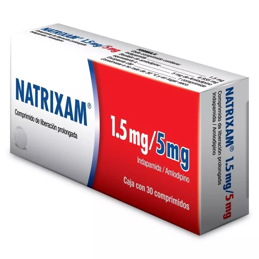 NATRIXAM 1.5MG/5MG 30 COMPRIMIDO – Medikamentos.com