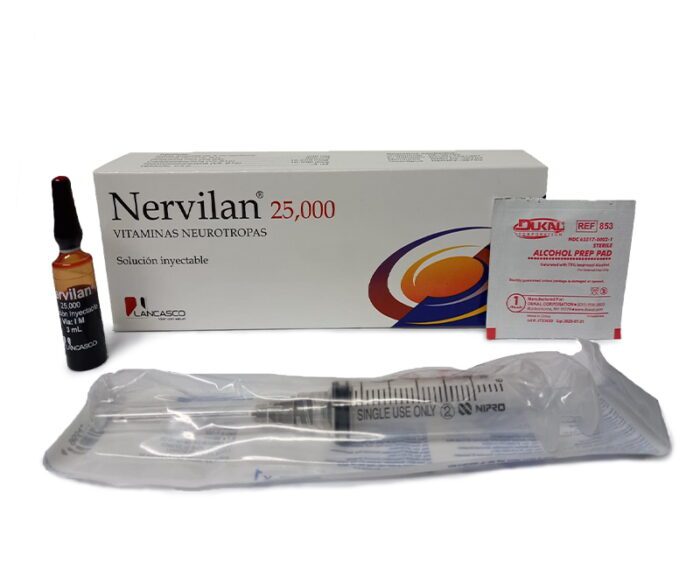 NERVILAN 25000 3 SOLUCION INYECTABLE 3ML (3PACK) - Distribuidor de LANCASCO