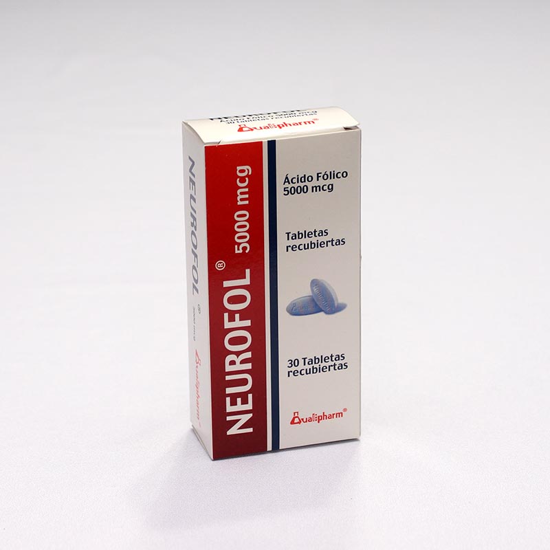 NEUROFOL 5000MCG 30 TABLETA RECUBIERTA – Medikamentos.com