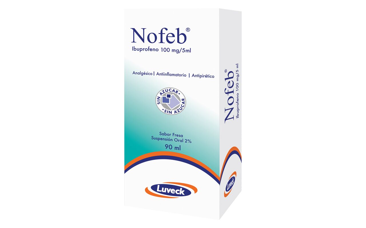 NOFEB 100MG/5ML 90ML SUSPENSION - Distribuidor de LUVECK