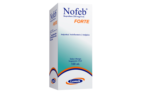 NOFEB FORTE 200MG/5ML 100ML SUSPENSION - Distribuidor de LUVECK