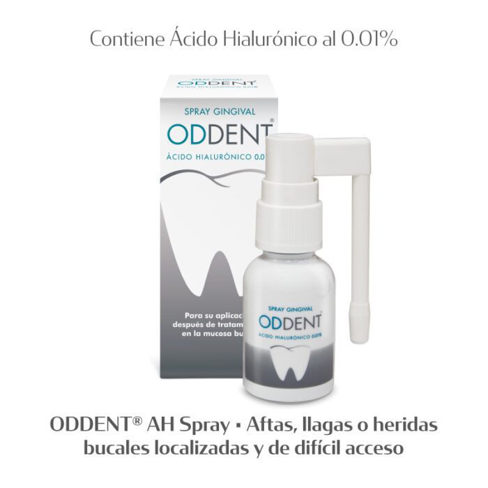ODDENT GINGIVAL ACIDO HIALURONICO 0.01% AFTAS 20ML SOLUCION BUCAL SPRAY - Distribuidor de ...